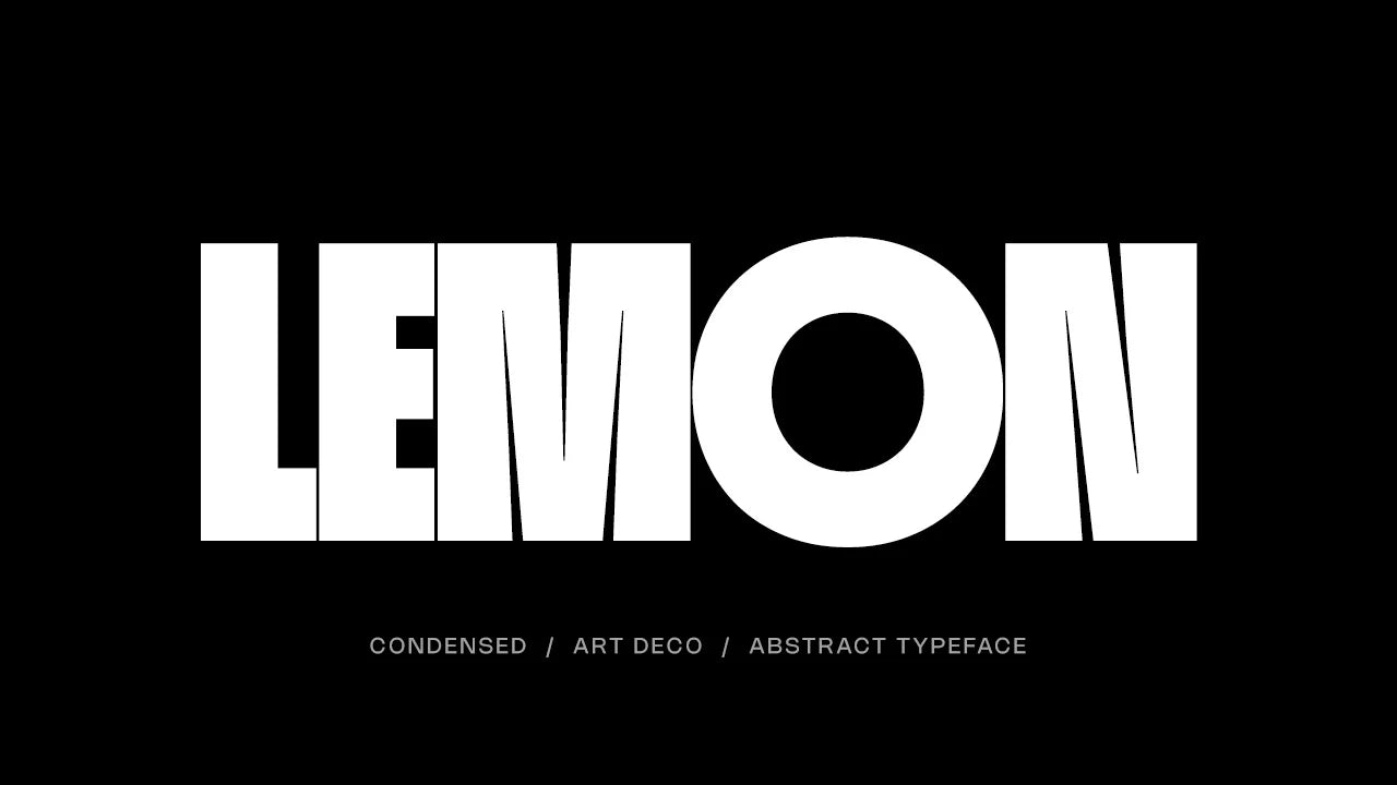 Lemon Typeface – HYTRAPE