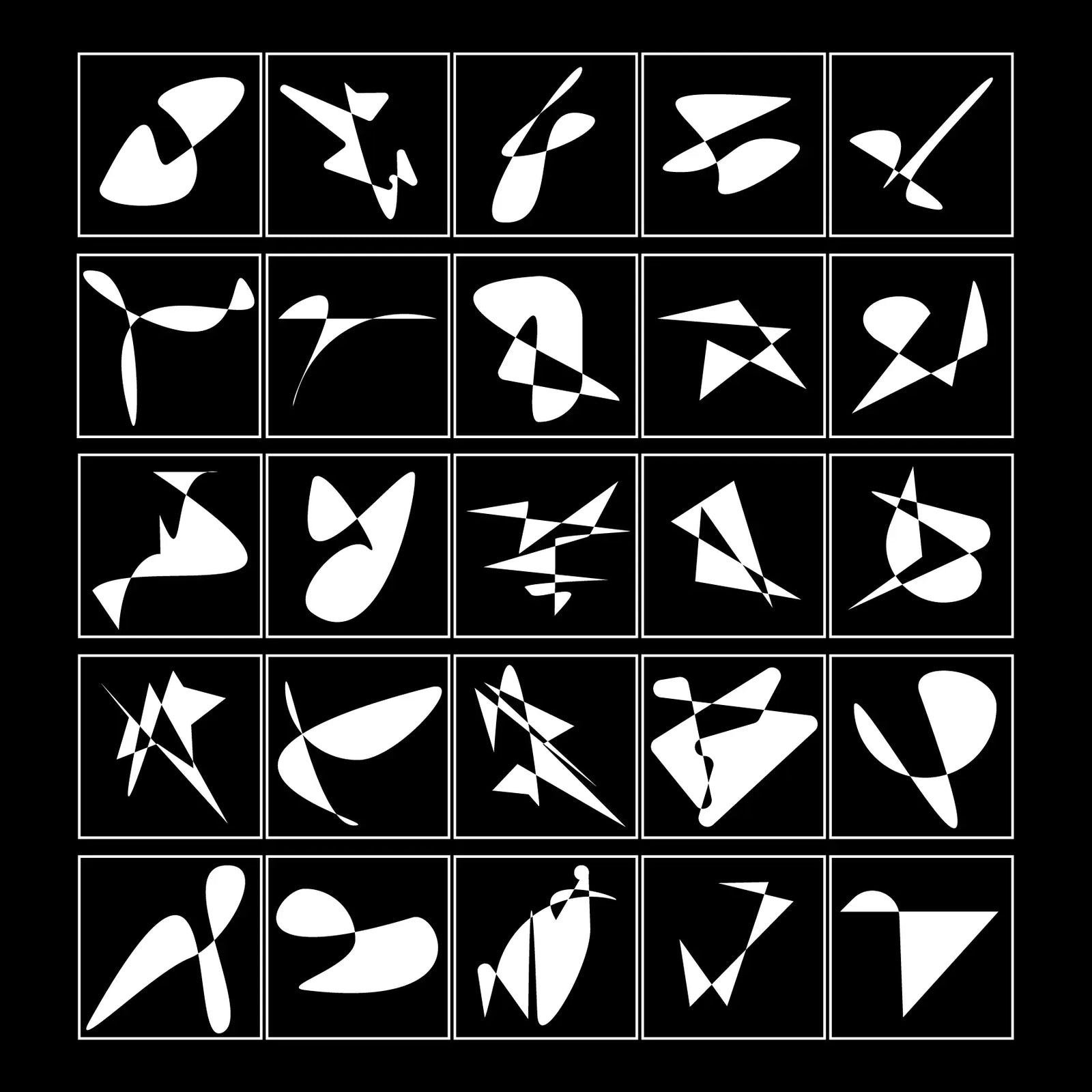 Abstract Forms Vol.1: Free Collection of 25 Abstract Geometric Shapes