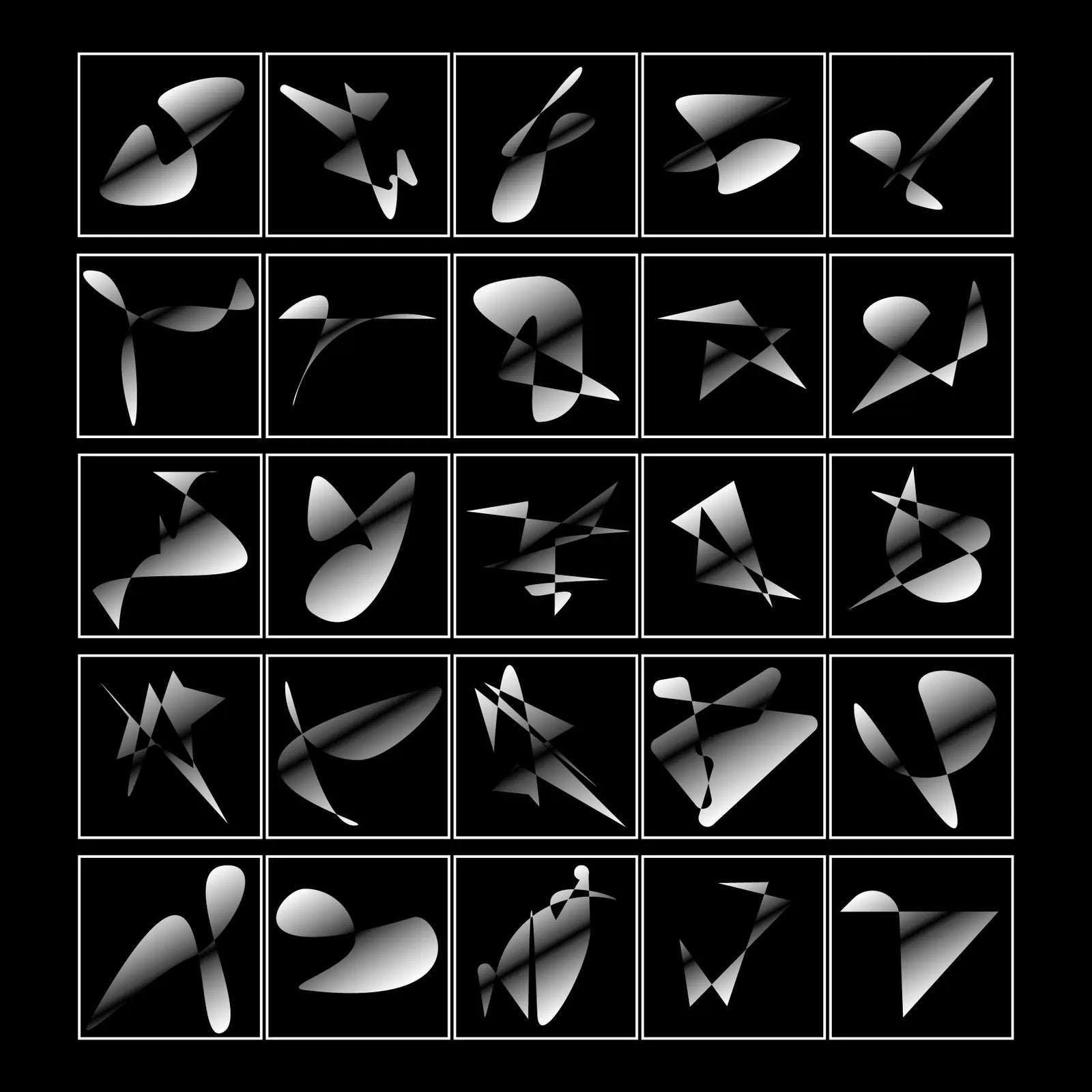 Abstract Forms Vol.1 : Collection Gratuite de 25 Formes Géométriques ...