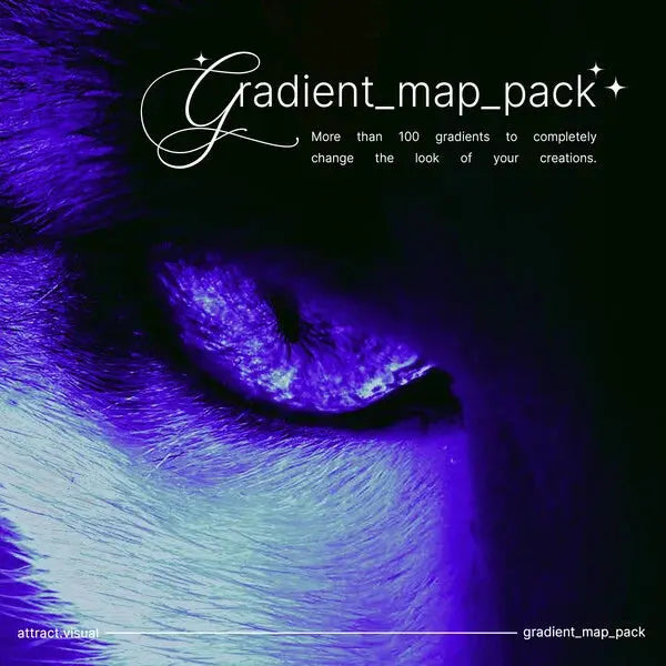 +100 GRADIENT MAP PACK (ATTRACT.VISUAL)